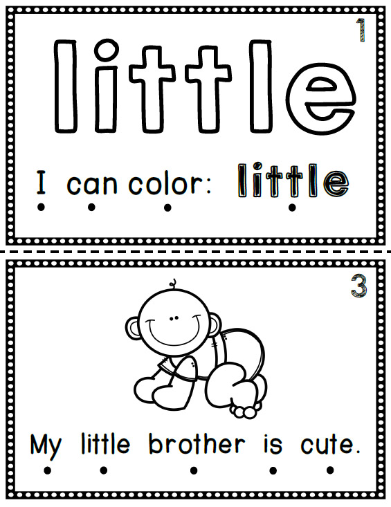 Sight Word Flip Book (Flipbook) - LITTLE | Made By Teachers