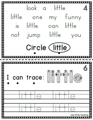 Sight Word Flip Book (Flipbook) - LITTLE - Made By Teachers