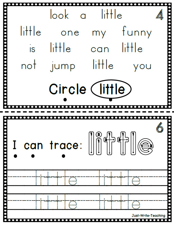 Sight Word Flip Book (Flipbook) - LITTLE - Made By Teachers