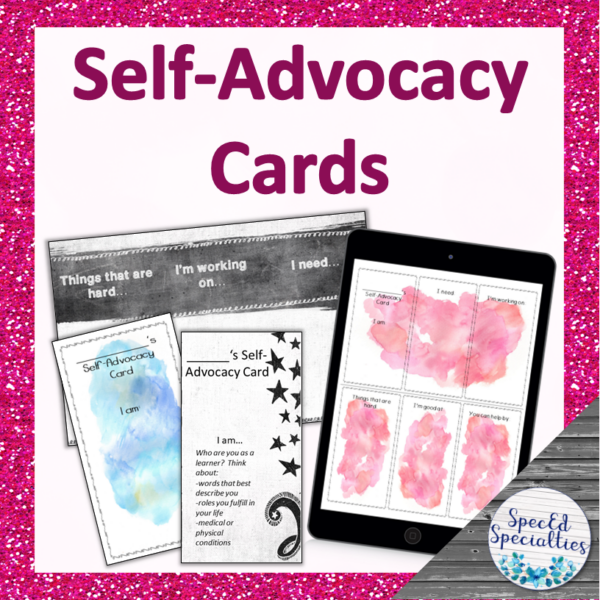 Self-Advocacy Cards for Middle and High School Students - Made By Teachers