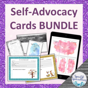 Self-Advocacy Cards BUNDLE for Special Education - Made By Teachers