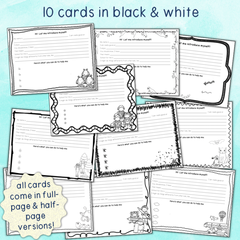 Self-Advocacy Cards BUNDLE for Special Education - Made By Teachers