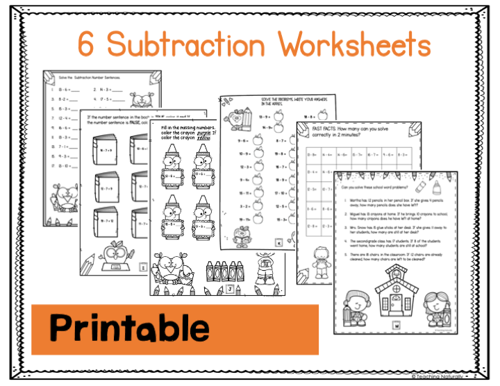 Back to School Addition and Subtraction within 20 | Made By Teachers