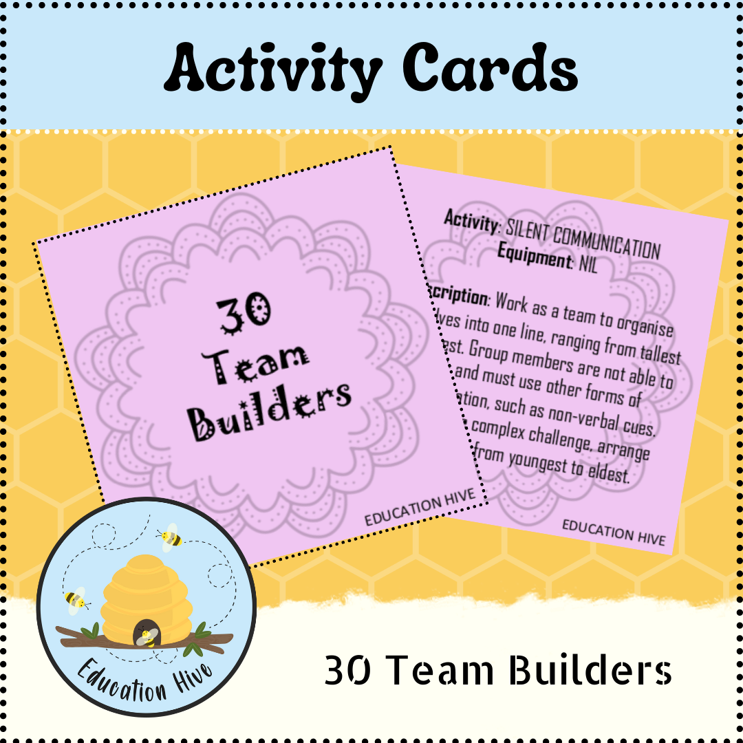 Team Building Activity Cards - engaging for all ages - Made By Teachers