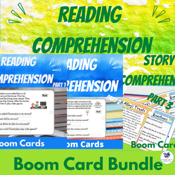 Story Comprehension 1st to 4th Grade Speech Therapy BoomCards Bundle ...
