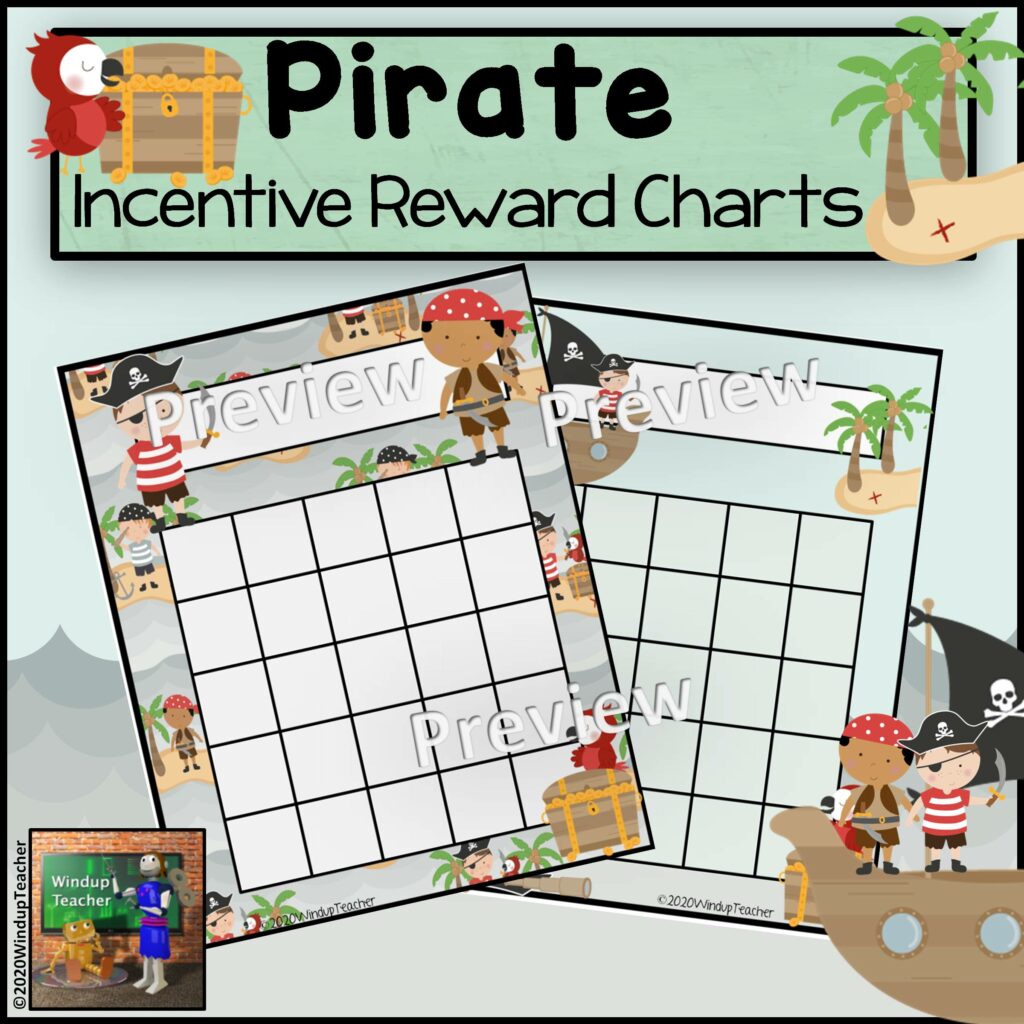 Pirate Sticker Charts - Made By Teachers