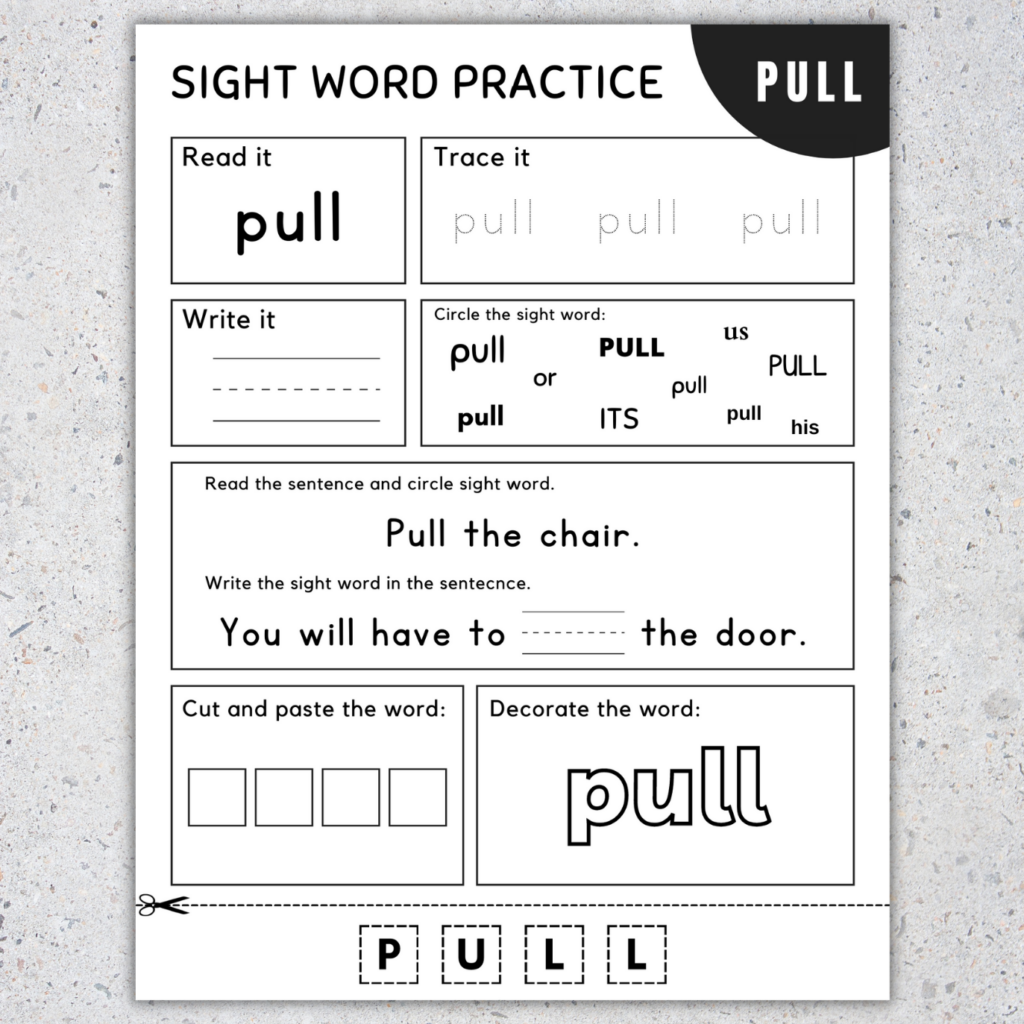 Second Grade Sight Words: 2nd Grade Sight Words Worksheets, [SET 1 ...
