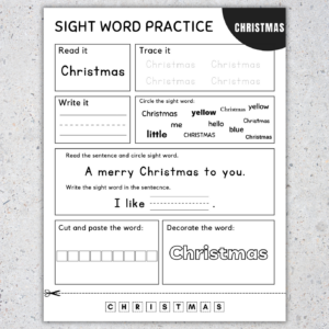 Noun Sight Words: 95 Nouns, Sight Words Worksheets, [SET 1] - Made By ...