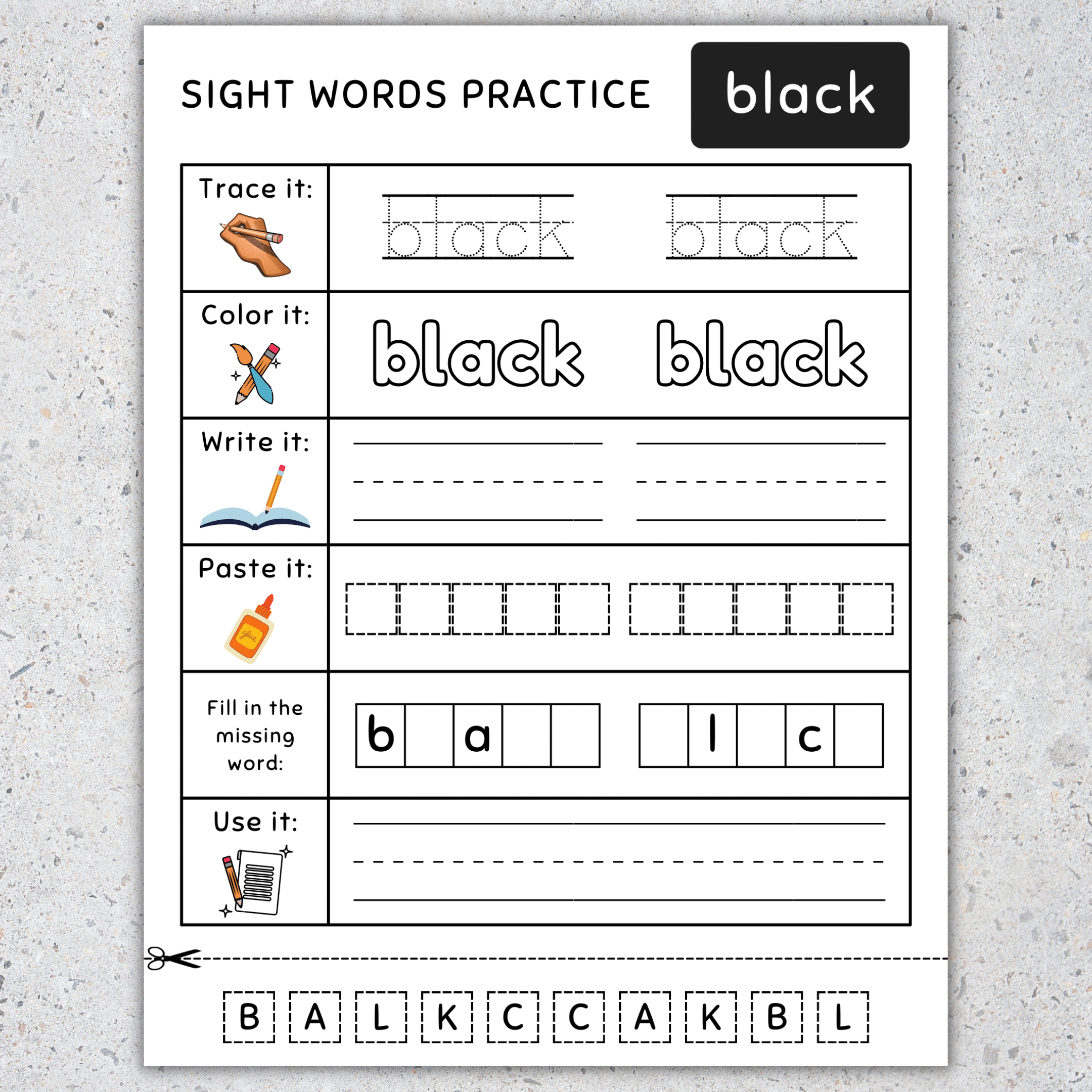 Fry Sight Words, 301-400: Sight Words Worksheets, NO PREP, [SET 2 ...