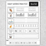 Fry Sight Words, 601-700: Sight Words Worksheets, NO PREP, [SET 2 ...