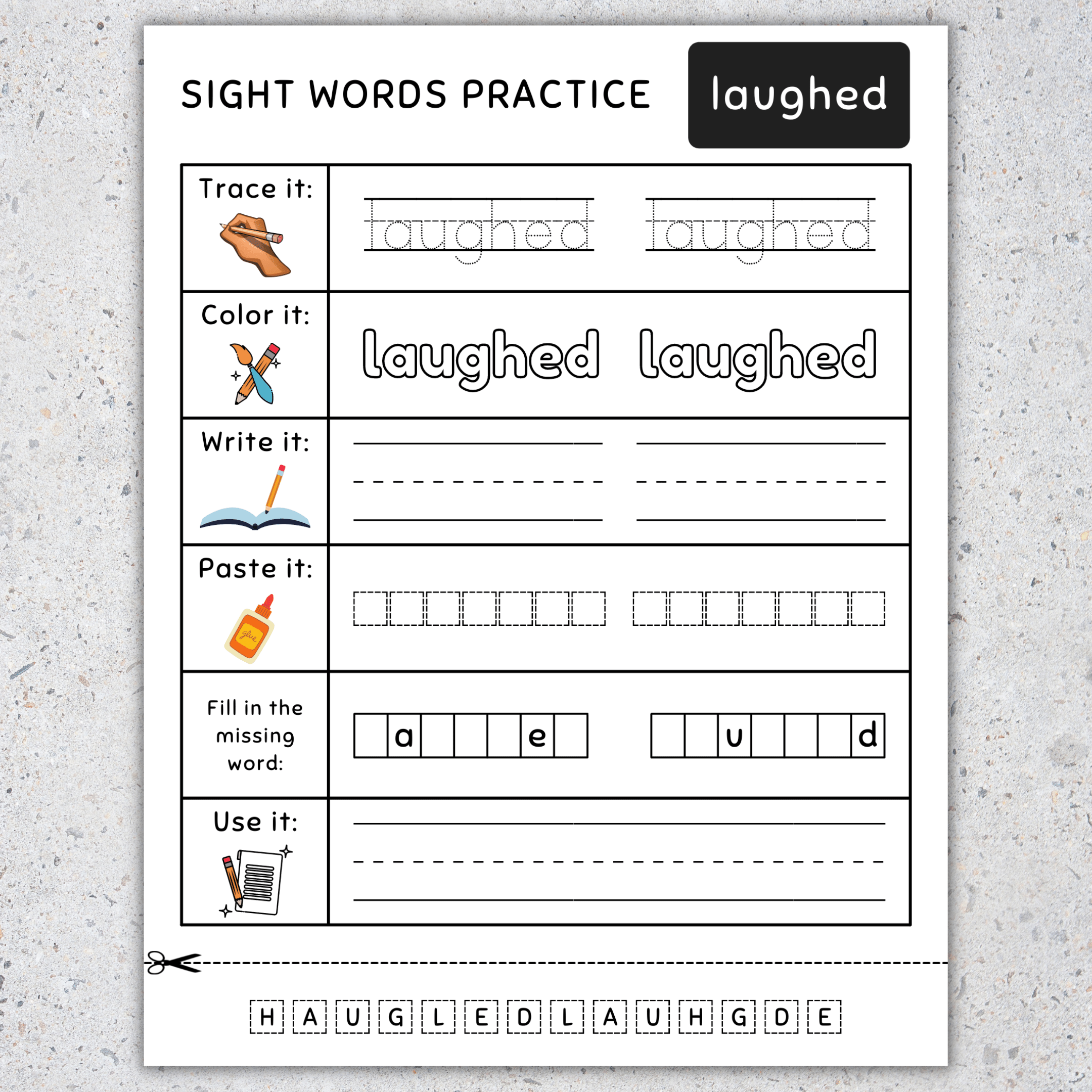 Fry Sight Words, 601-700: Sight Words Worksheets, NO PREP, [SET 2 ...