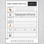 Fry Sight Words, 601-700: Sight Words Worksheets, NO PREP, [SET 2 ...