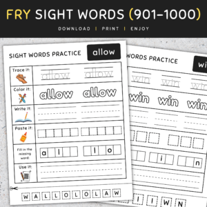 Fry Sight Words Flash Cards: I Have Who Has Sight Words Flashcards, 1 ...