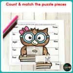 Back to School Counting to Ten Picture Puzzles | Math Mystery Picture ...