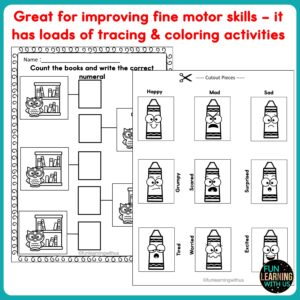 Back to School Packet for Preschool& Pre-K Early Finishers Activity ...