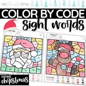 Pets Editable Color by Code Sight Word Practice Morning Work Worksheets ...