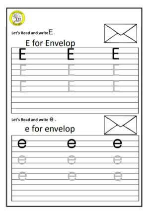 Letter Ee - Made By Teachers
