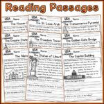 United States Landmarks Social Studies Reading Comprehension Passages K ...