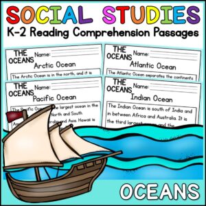 Oceans Social Studies Reading Comprehension Passages K-2 | Made By Teachers