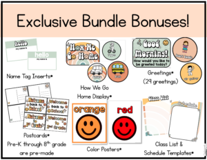 Retro Boho Classroom Decor Bundle - Made By Teachers