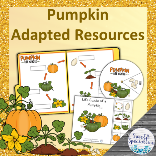 Life Cycle of a Pumpkin File Folder Games, Adapted Books, & Sequencing ...
