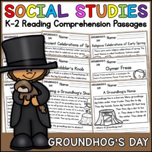 Groundhogs Day Social Studies Reading Comprehension Passages K-2 | Made ...