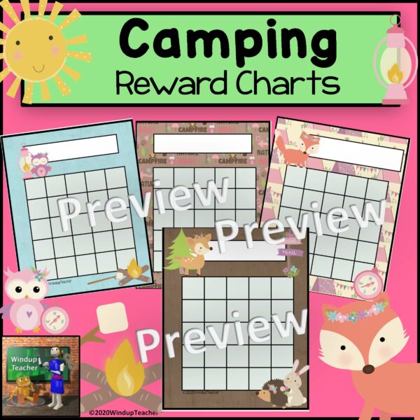 Camping Sticker Charts - Made By Teachers