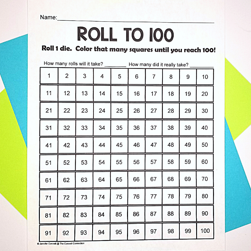 100th Day Worksheets and Games - Made By Teachers