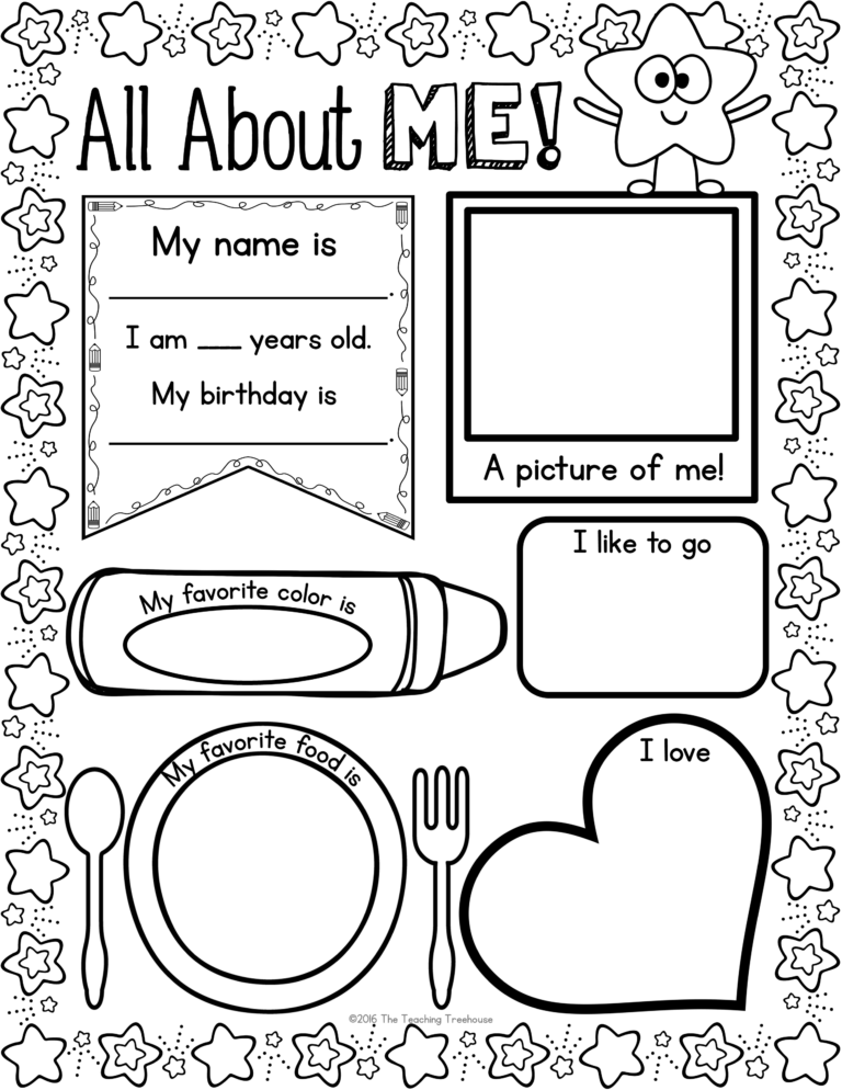 Back to School Kindergarten Pack, Print & Go, No Prep, CCSS Aligned ...
