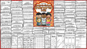 Back to School Kindergarten Pack, Print & Go, No Prep, CCSS Aligned ...