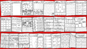 Back to School Kindergarten Pack, Print & Go, No Prep, CCSS Aligned ...