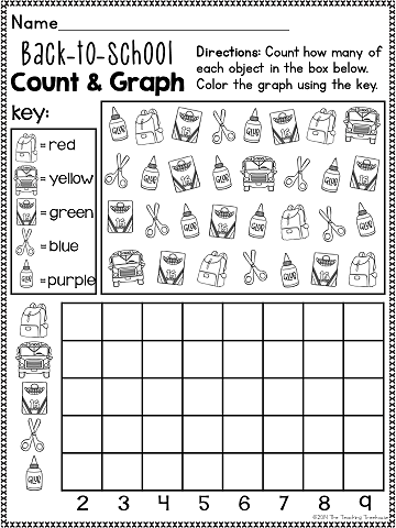 Back to School First Grade Review Pack, Print & Go, No Prep, CCSS ...