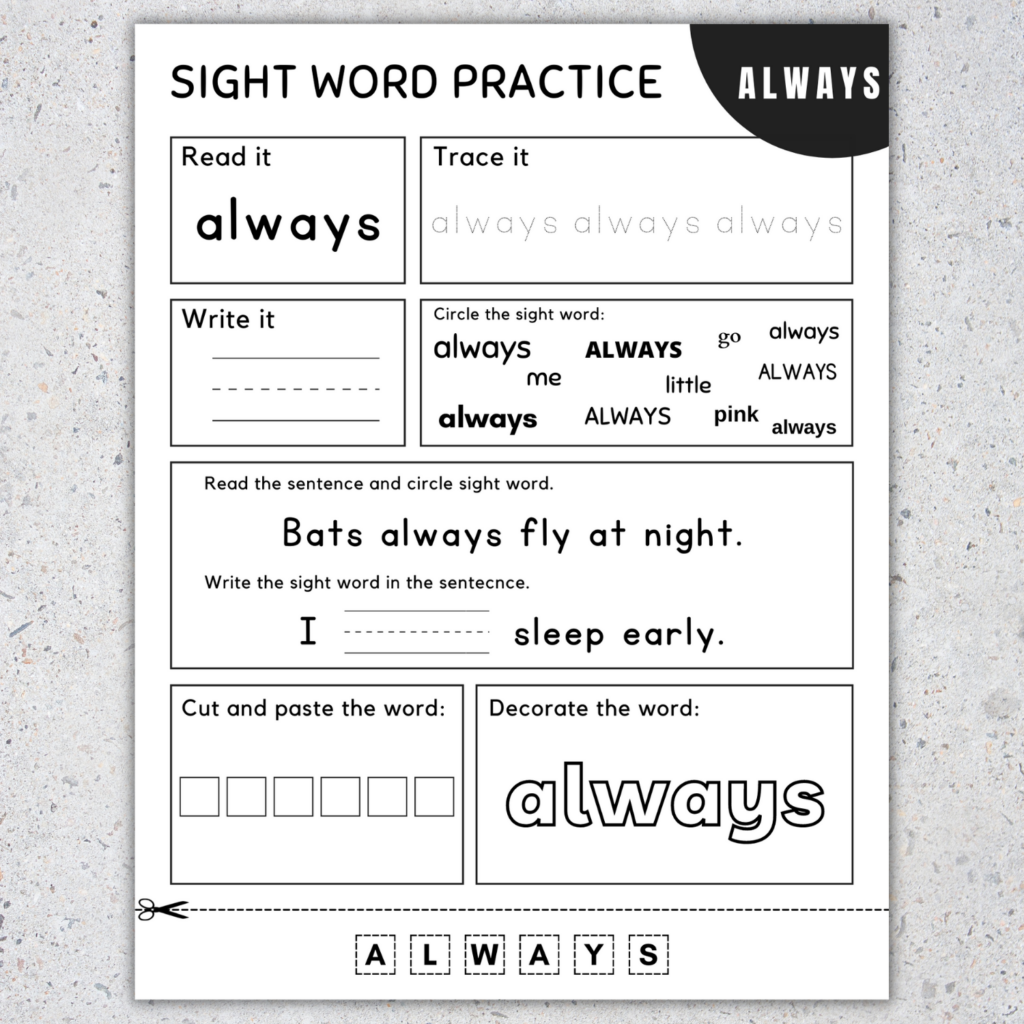 Fry Sight Words Bundle: 1-500, Sight Words Worksheets & Activities ...