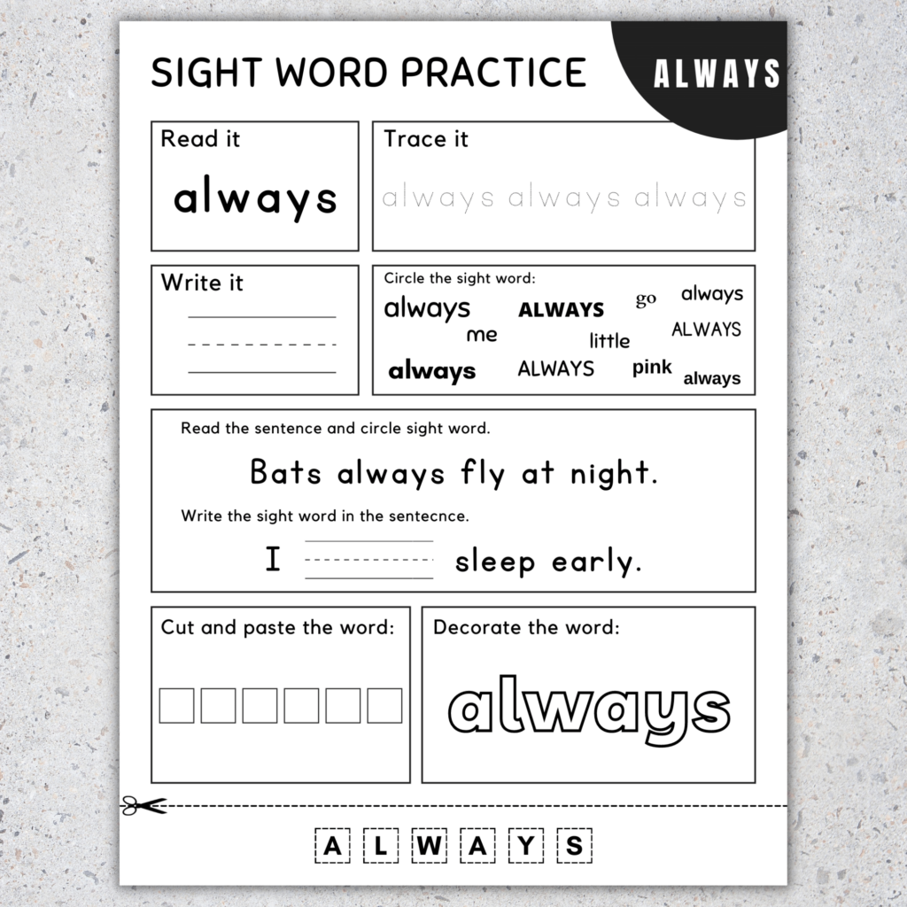 Fry Sight Words Bundle: 1-1000, Sight Word Worksheets & Activities ...