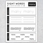 1st 100 Fry Sight Words: Trace, Write, Color, & Find It Worksheets ...