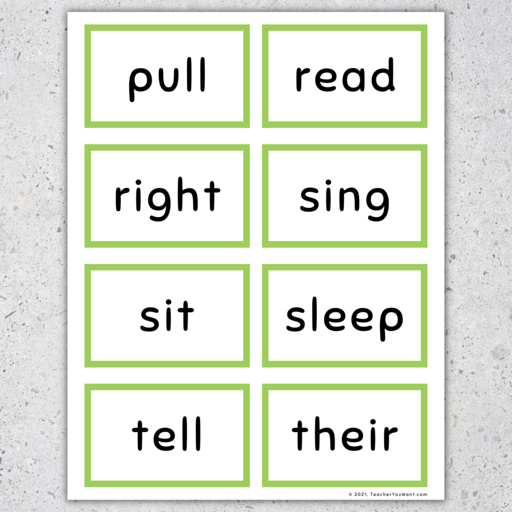 Sight Words Flashcards: 2nd Grade Sight Words - Made By Teachers