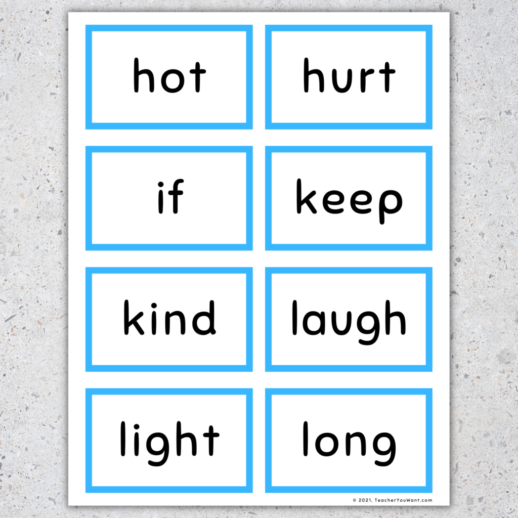 Sight Words Flashcards: 3rd Grade Sight Words | Made By Teachers