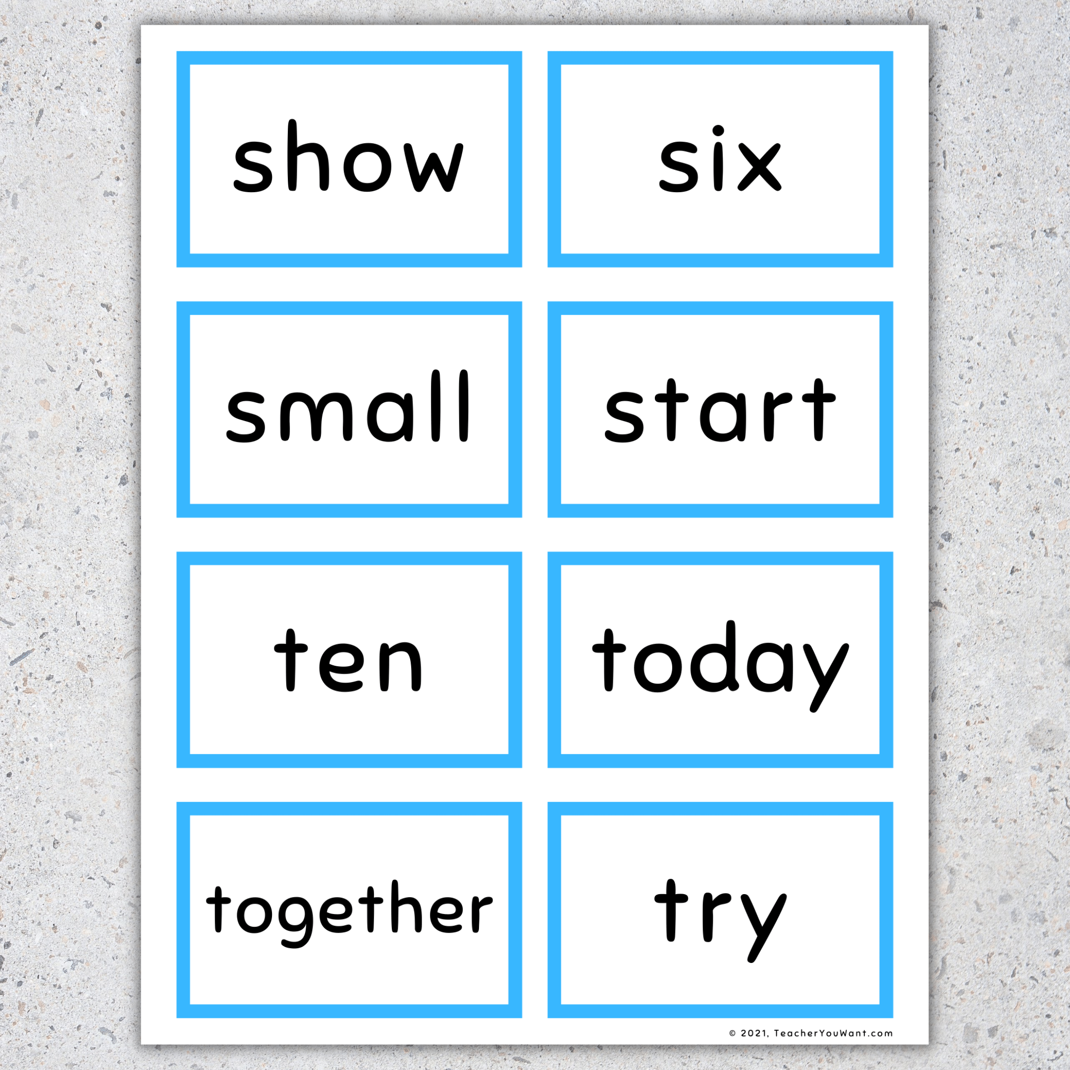 Sight Words Flashcards: 3rd Grade Sight Words | Made By Teachers