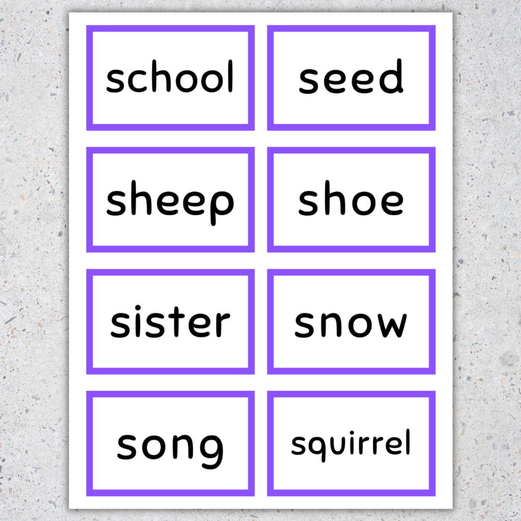 Sight Words Flashcards: Noun Sight Words, 95 Nouns | Made By Teachers