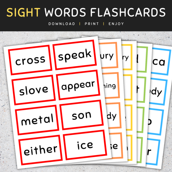 Fry Sight Words Flash Cards: Fry's Seventh 100 Sight Words, 601-700 ...