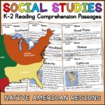 Native American Regions Social Studies Reading Comprehension Passages K ...