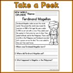 New World Explorers Social Studies Reading Comprehension Passages K-2 ...