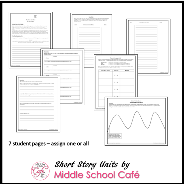 The Story of an Hour Short Story Unit Reading Guide | Made By Teachers