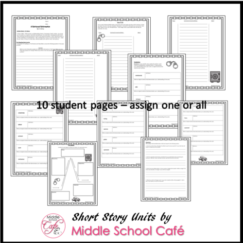 A Retrieved Reformation Short Story Unit Reading Guide - Made By Teachers