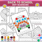 Back to school Coloring Pages Dot Markers -Bingo Daubers For Kids ...