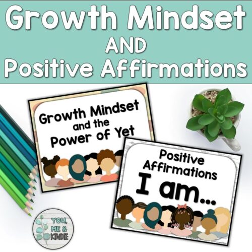 Boho Neutral Growth Mindset AND Positive Affirmations Pack | Made By ...
