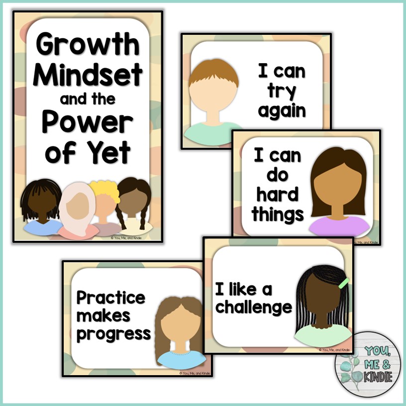 Boho Neutral Growth Mindset AND Positive Affirmations Pack | Made By ...