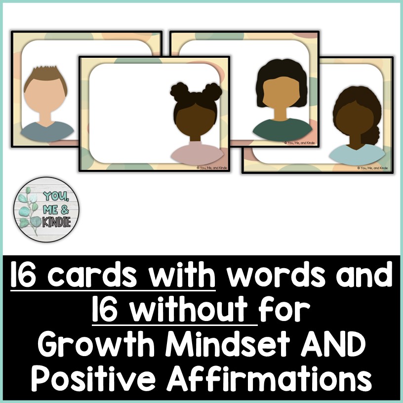 Boho Neutral Growth Mindset AND Positive Affirmations Pack - Made By ...