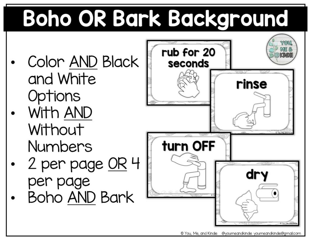 Bathroom Signs | Bathroom Rules Posters Boho | Made By Teachers