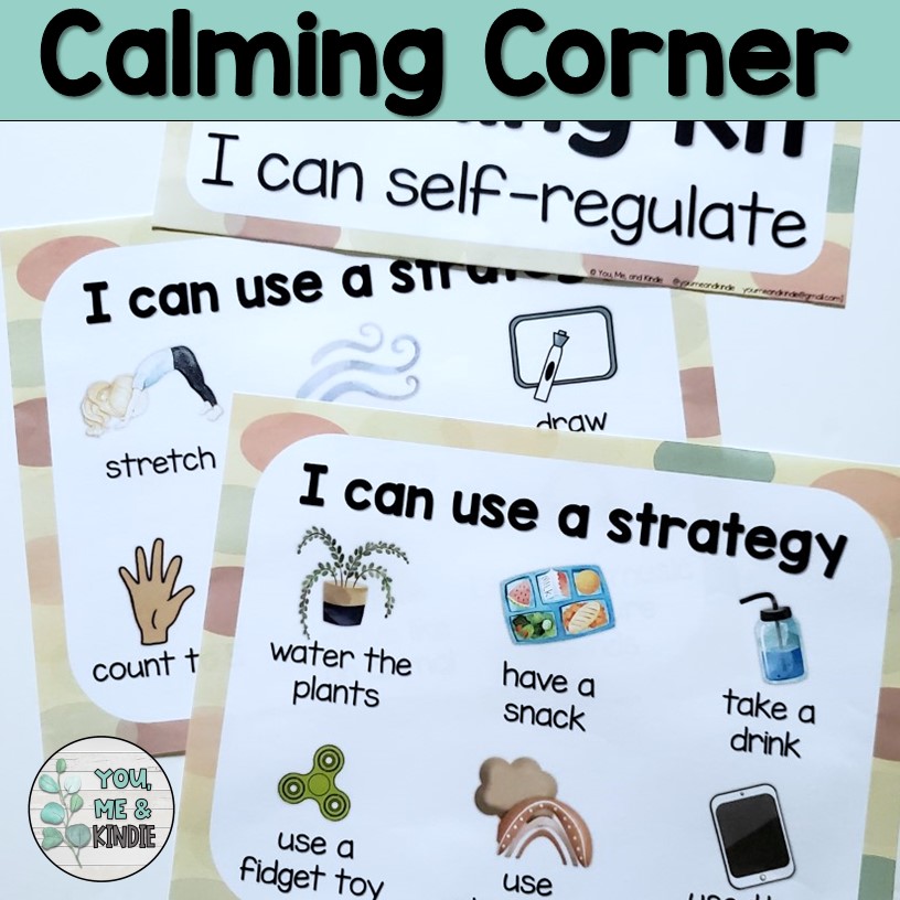 Calming Corner Kit in Boho Neutrals | Made By Teachers